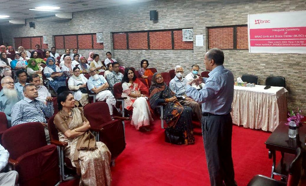 BRAC opens artificial limb and brace-related service centre at BIRDEM ...
