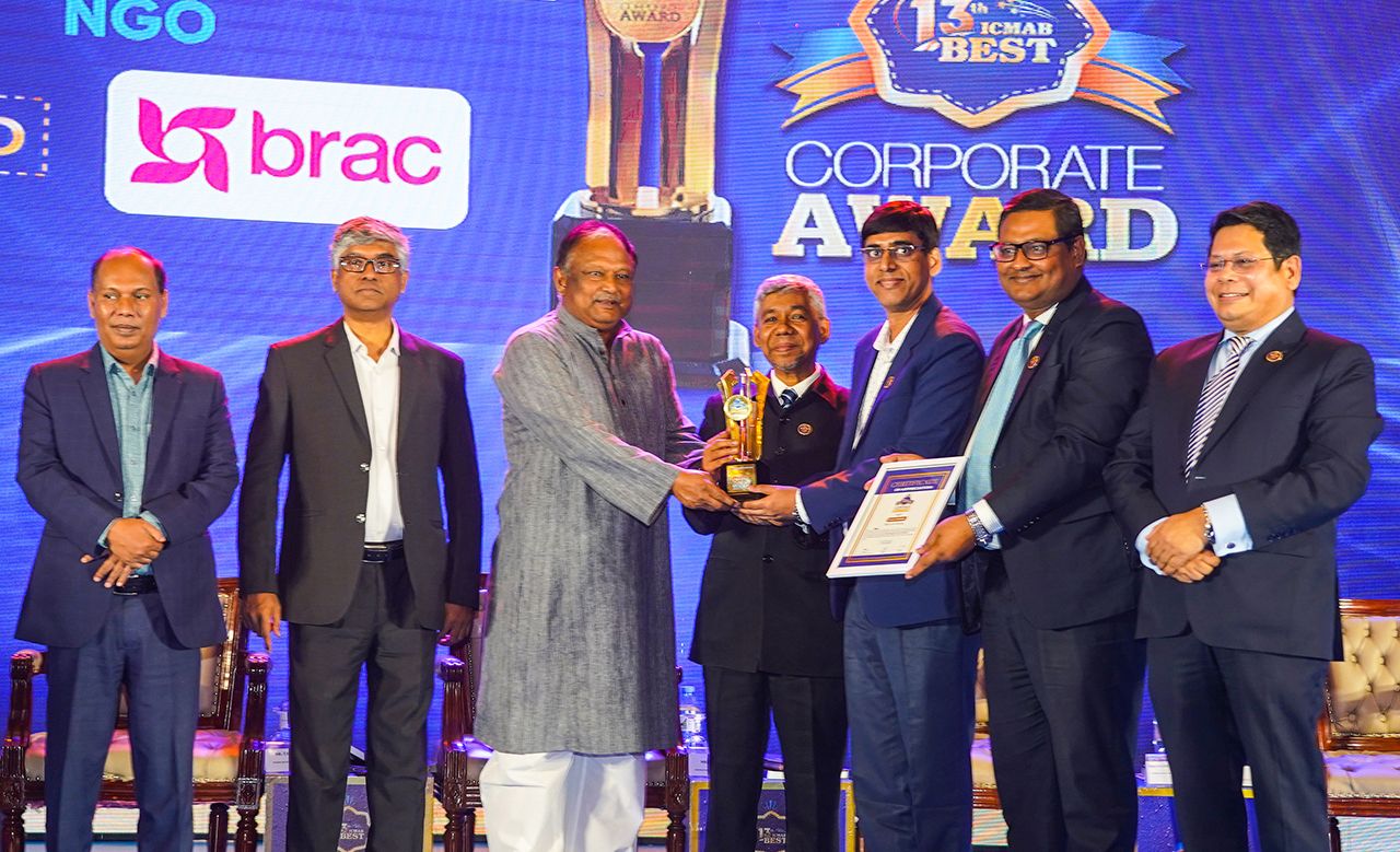 BRAC won Gold Award in the ICMAB best corporate award - BRAC Bangladesh